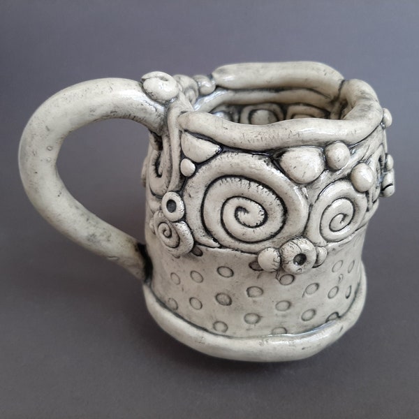 Pottery Coil Mug - Etsy