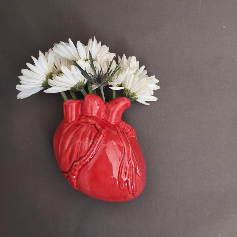 Anatomical Heart Vase - Etsy