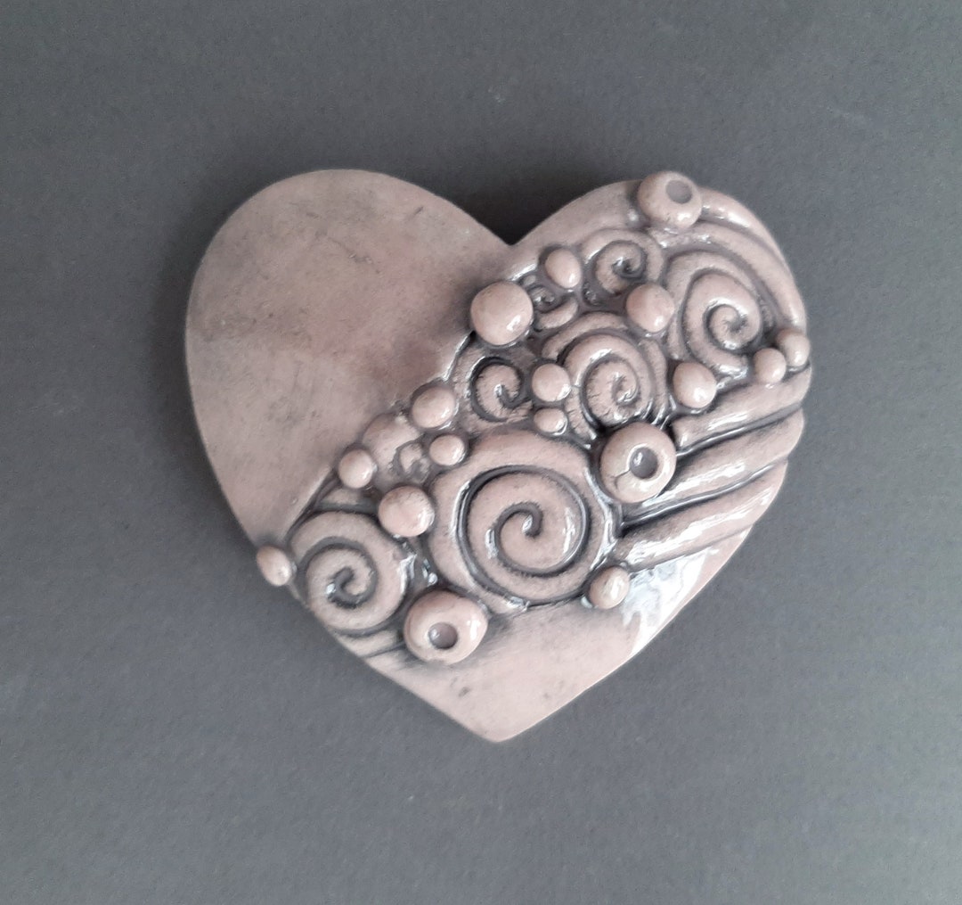 Wall Heart in Pink - AS#45 - Heart, Pink Heart, Blue Heart, White Heart ...