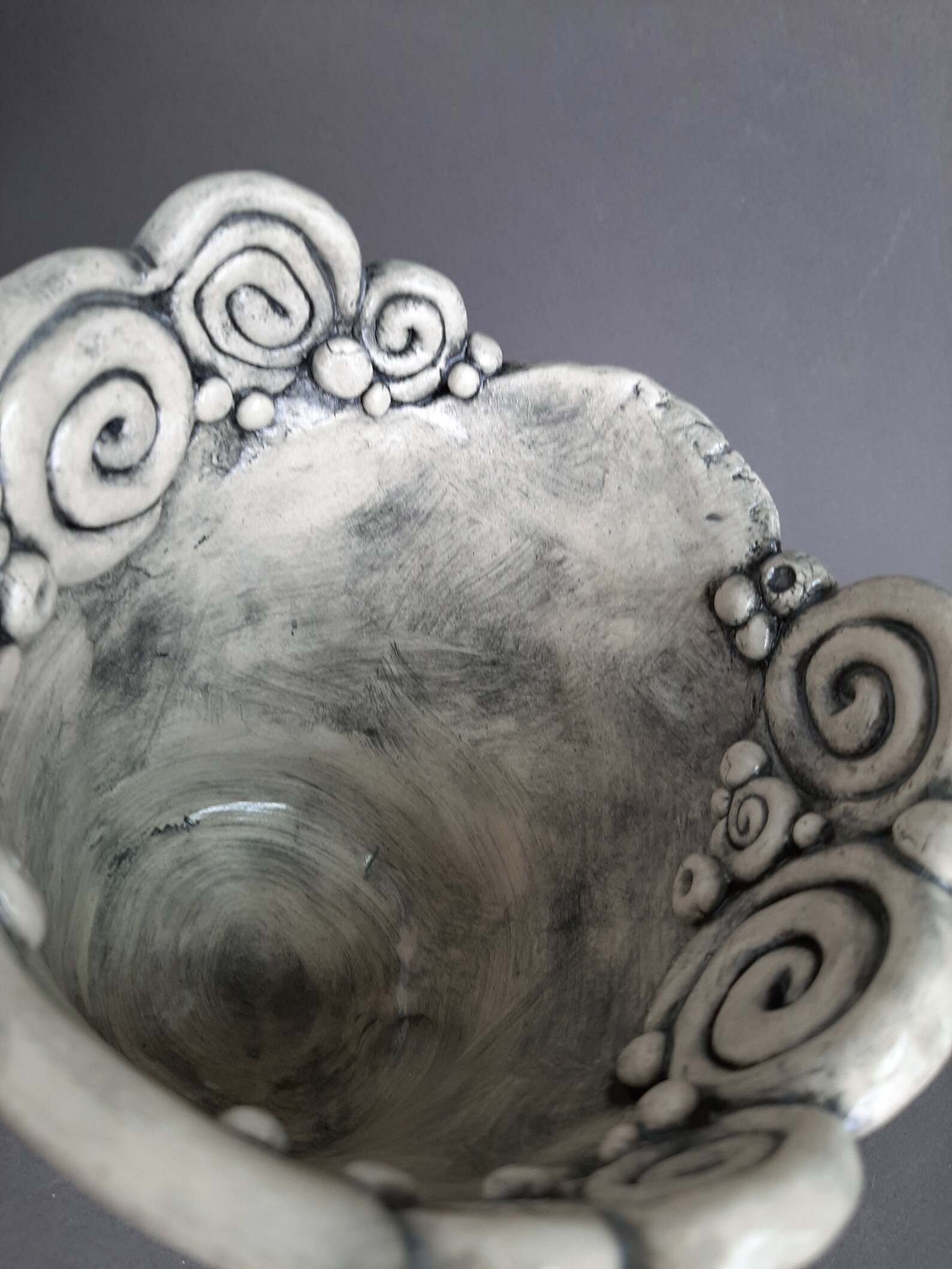 Coil Planter in White Anxiety Series 29 ceramic Planter - Etsy