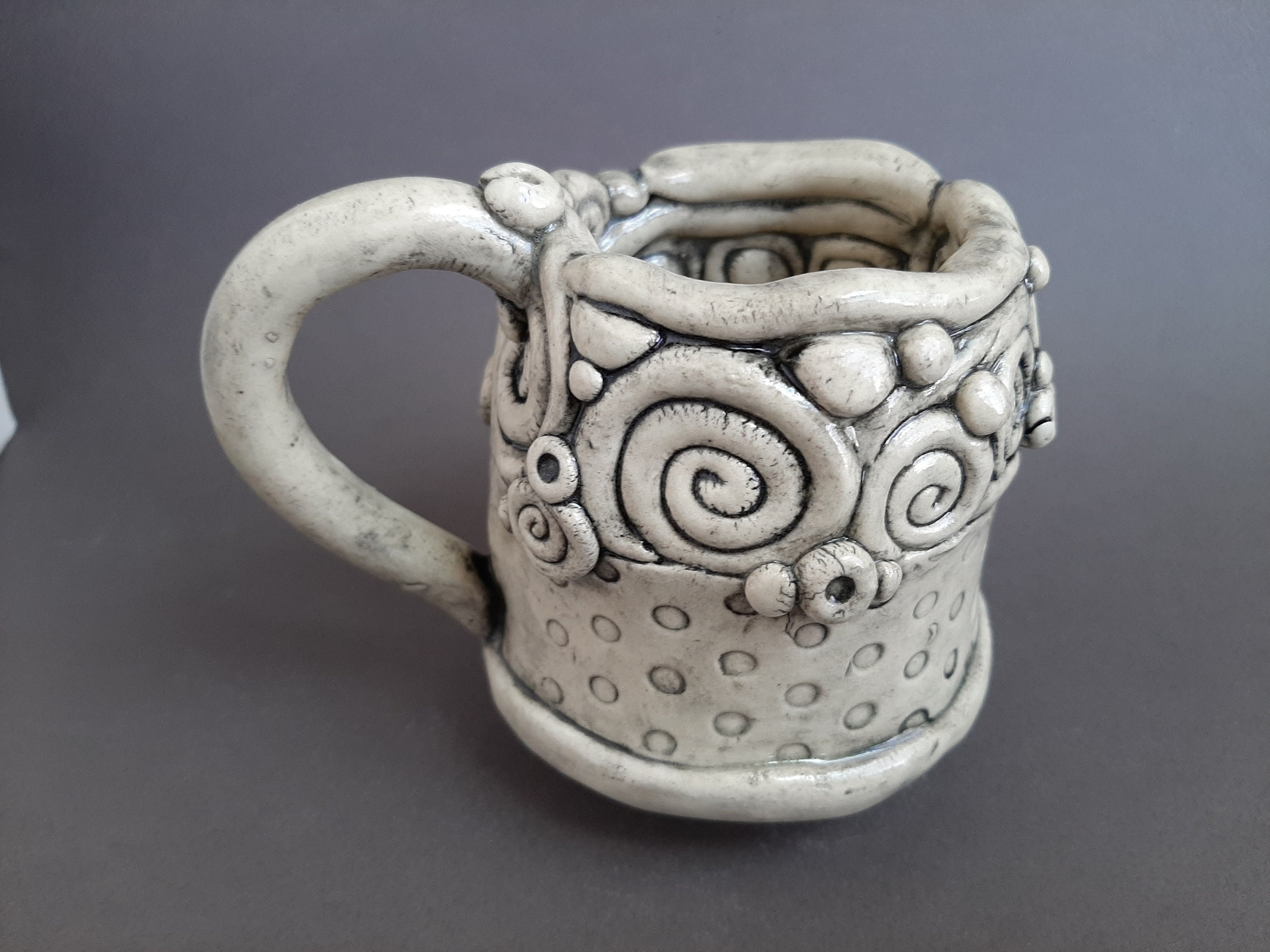 Coil Clay Mug