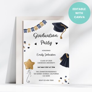 Graduation Party Invitation, Graduation Celebration Invite, Class of ...