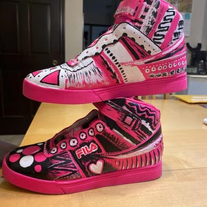 Custom Fila Shoes - Etsy