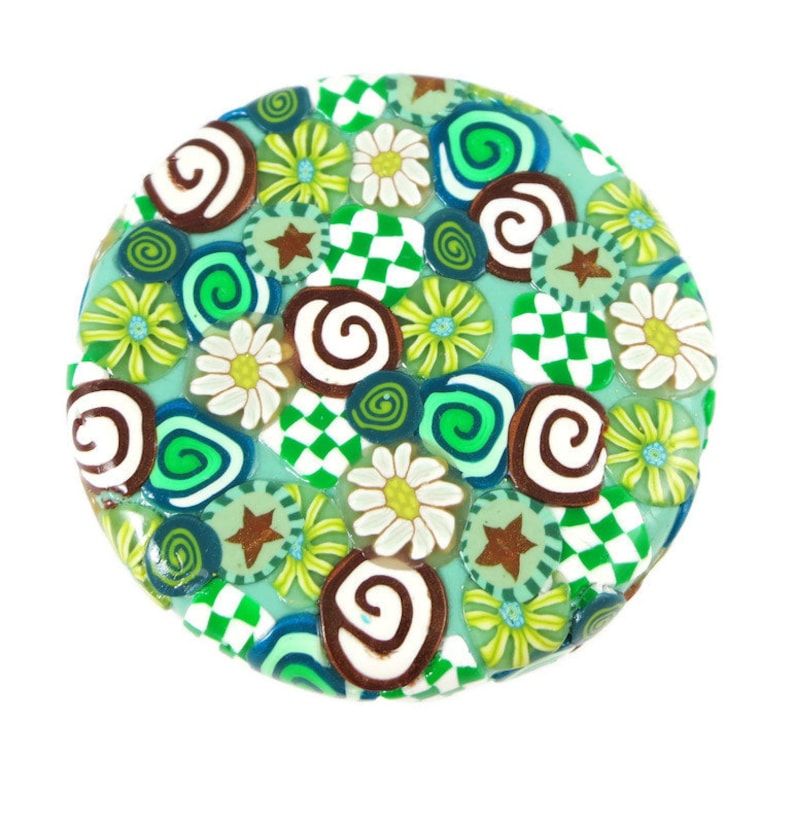 Green Screw Top Pill Box Keepsake Box Trinket Candy Box Refillable ...