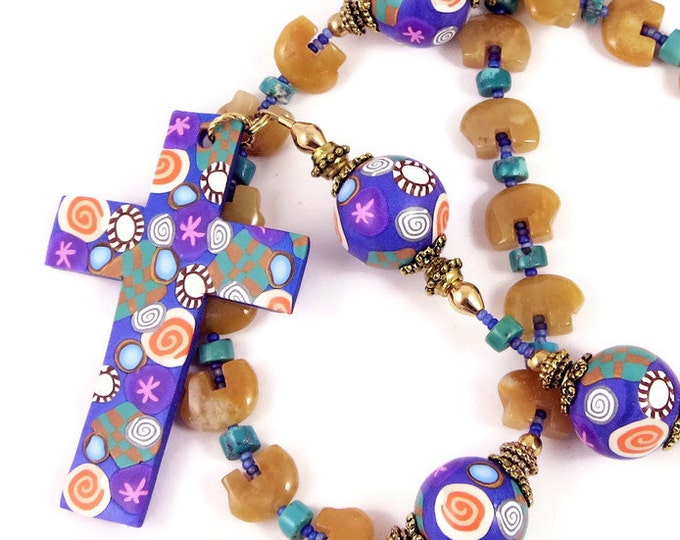 Anglican Prayer Beads Rosary Protestant Prayer Beads Quartz Bears ...