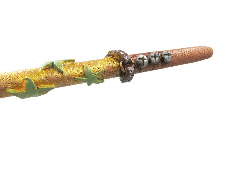 Steampunk Magic Wand Wizard Cosplay Witch Wand Wicca Magic Wand Gift ...