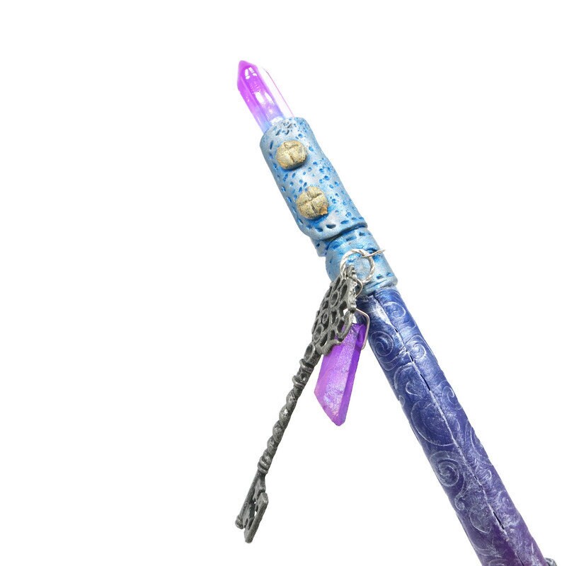 Steampunk Magic Wand Wizard Cosplay Witch Wand Wicca Magic Wand Gift ...