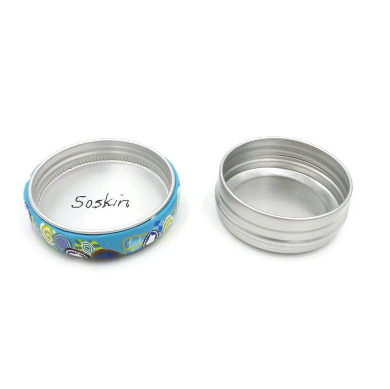 Screw Top Pill Box Keepsake Box Trinket Candy Box Refillable Storage ...