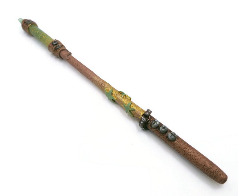Steampunk Magic Wand Wizard Cosplay Witch Wand Wicca Magic Wand Gift ...