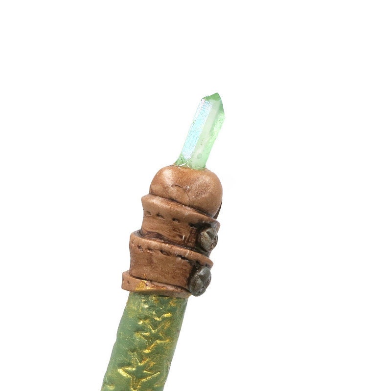 Steampunk Magic Wand Wizard Cosplay Witch Wand Wicca Magic Wand Gift for Her Gift for Him Unisex ...