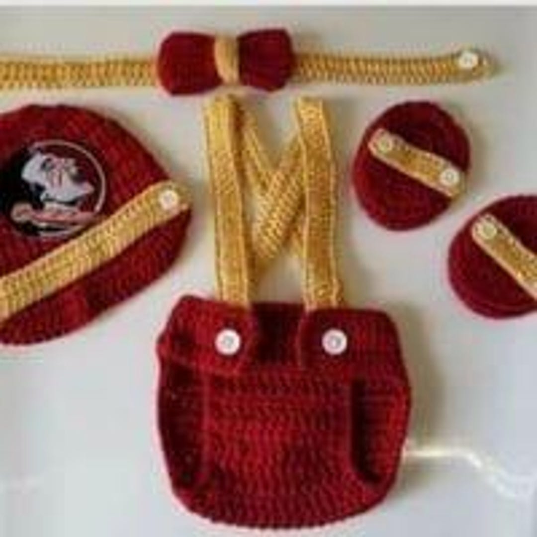 Crochet Baby Boy Florida State University FSU Seminoles Football ...