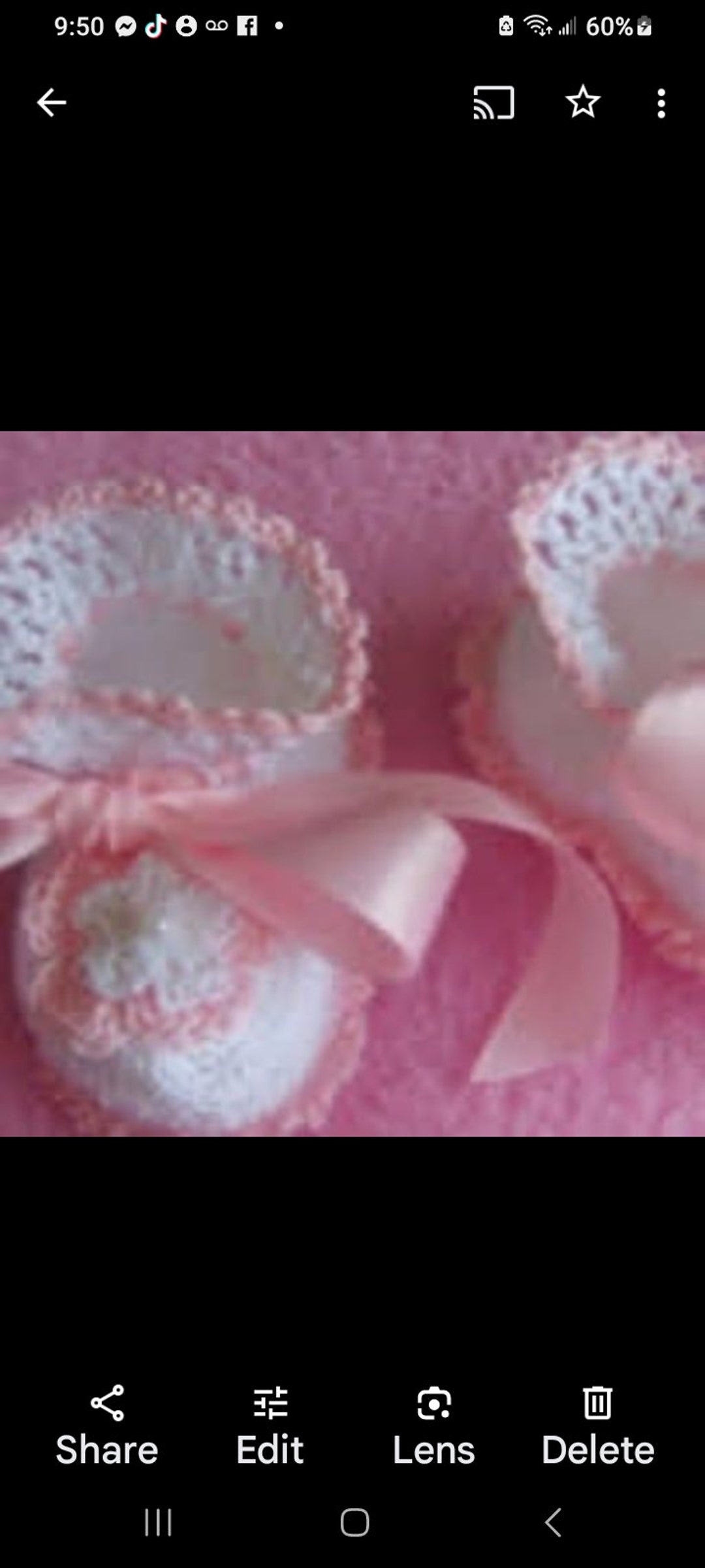 Crochet Baby Girl Christening Baptism Reborn Heirloom Booties Photo ...