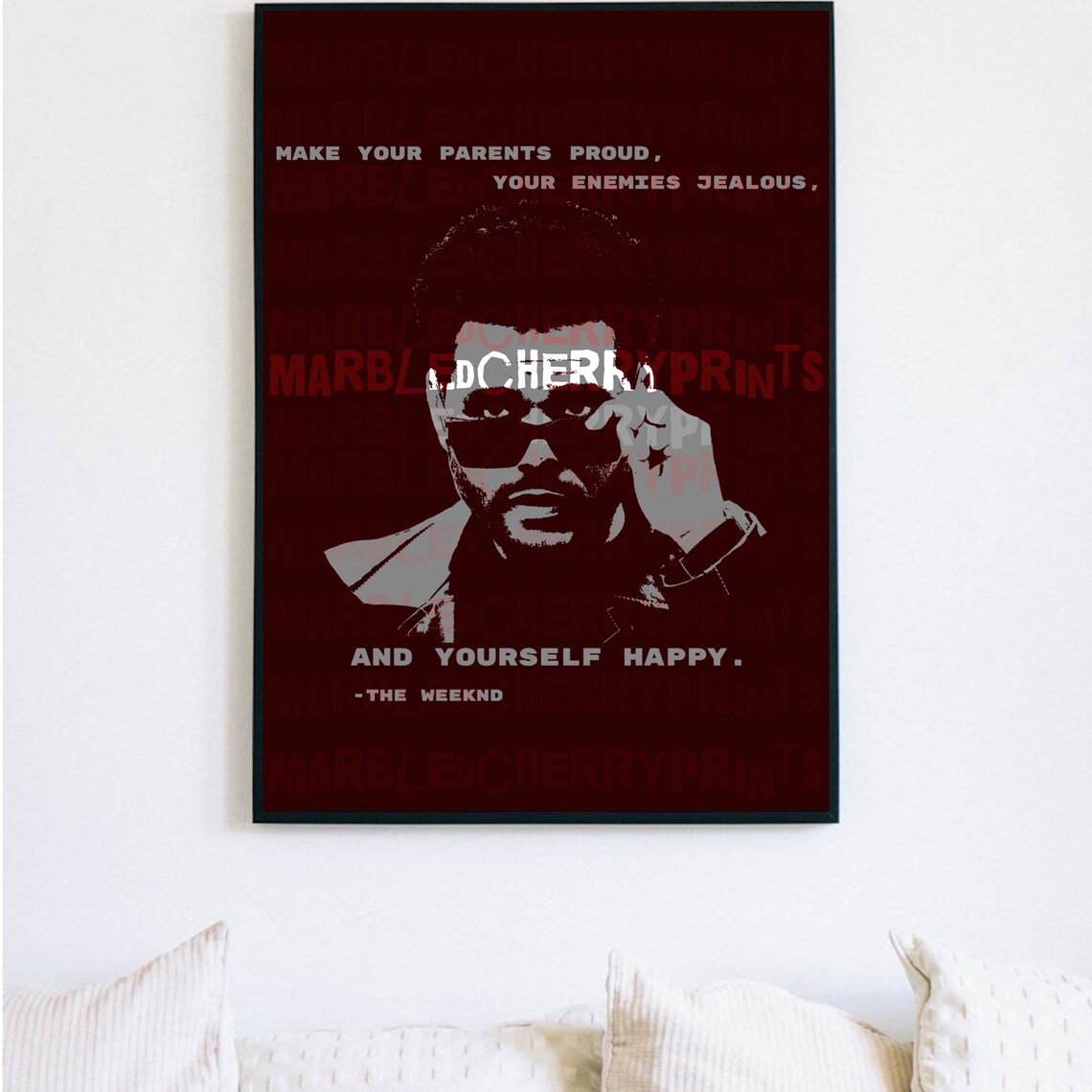 The Weeknd Music Quote Vintage Art Printable Poster Decor - Etsy
