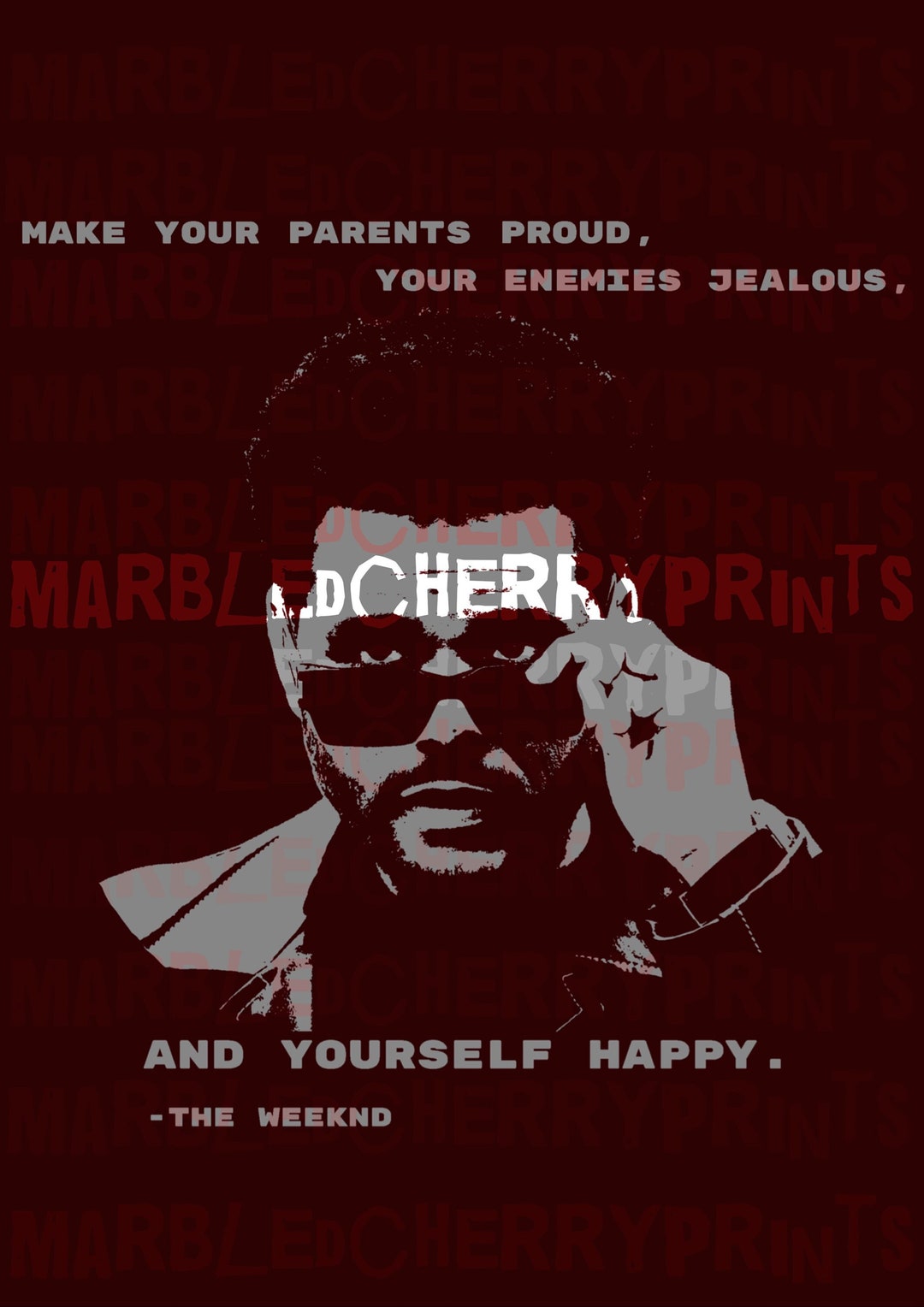 The Weeknd Music Quote Vintage Art Printable Poster Decor - Etsy