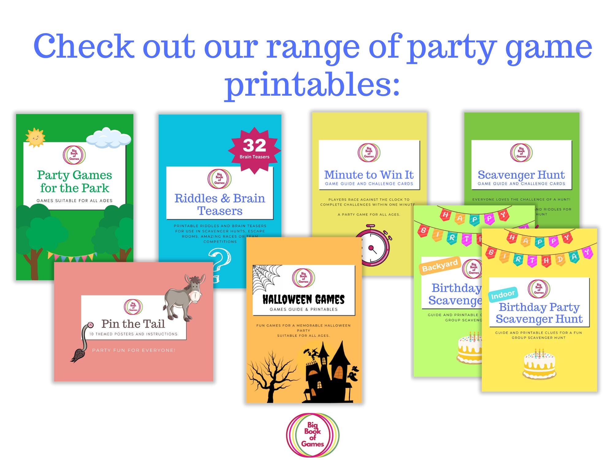 Printable Riddles & Brain Teasers: Scavenger Hunt, Escape Room Games ...
