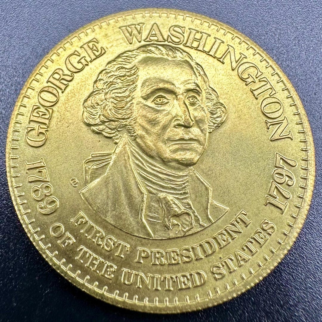 Shell Oil Presidential Collector Coin Game Tokens Washington & Truman ...
