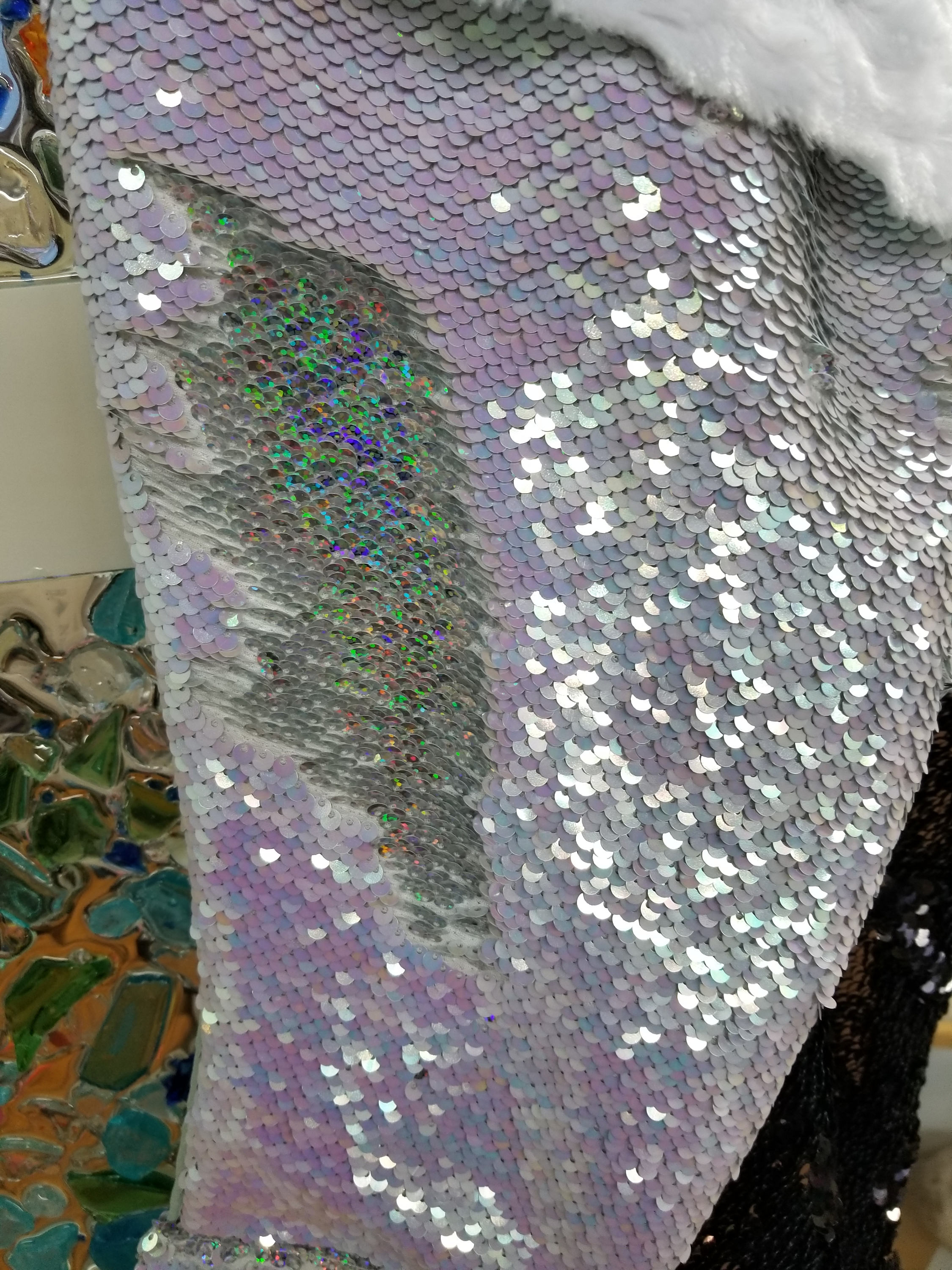 Mermaid Christmas Stocking Sequin Color Changing - Etsy