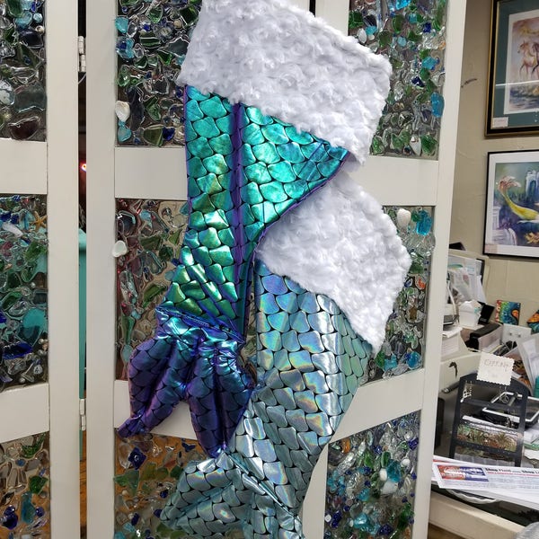 Christmas Stocking Mermaid - Etsy