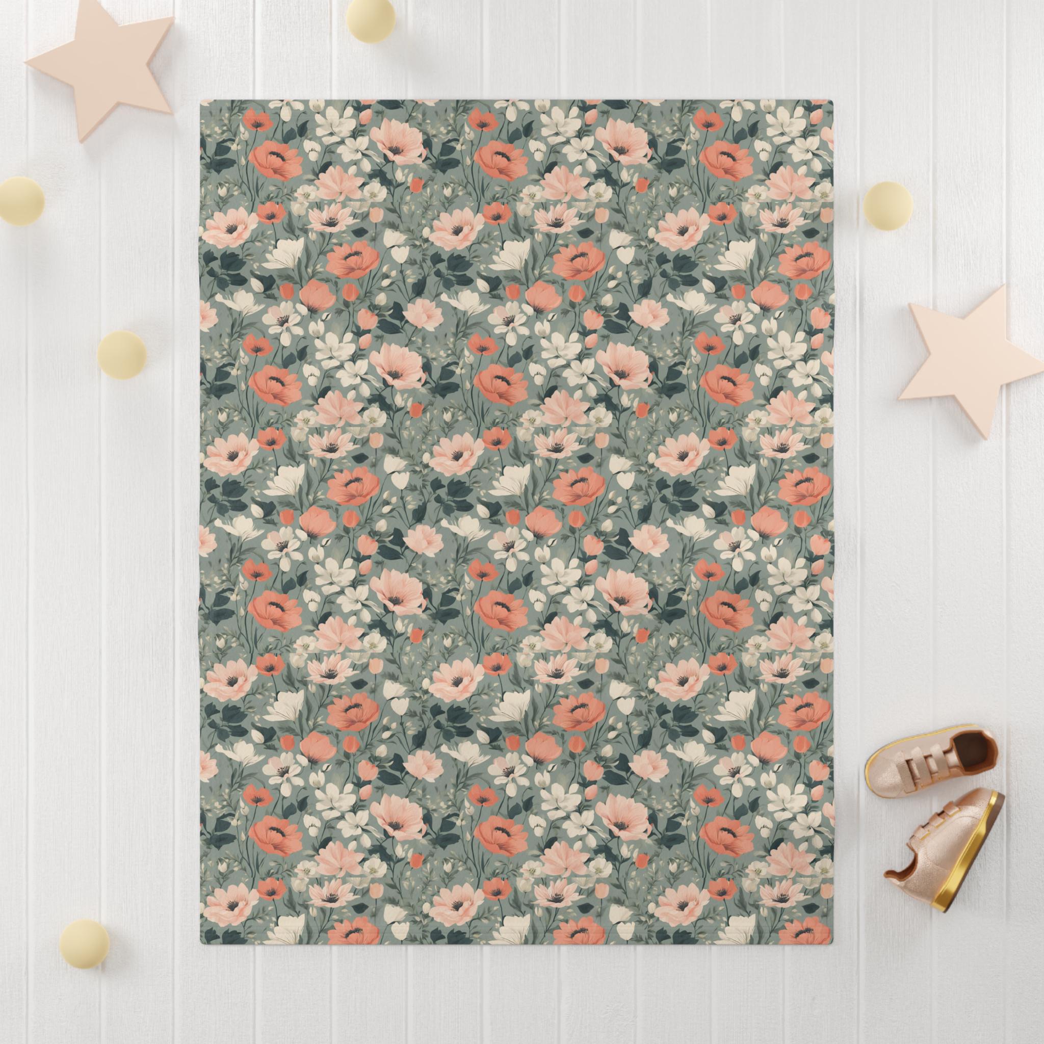 Emily Soft Fleece Baby Blanket, Cozy Nursery Cuddle Essential, Warm ...