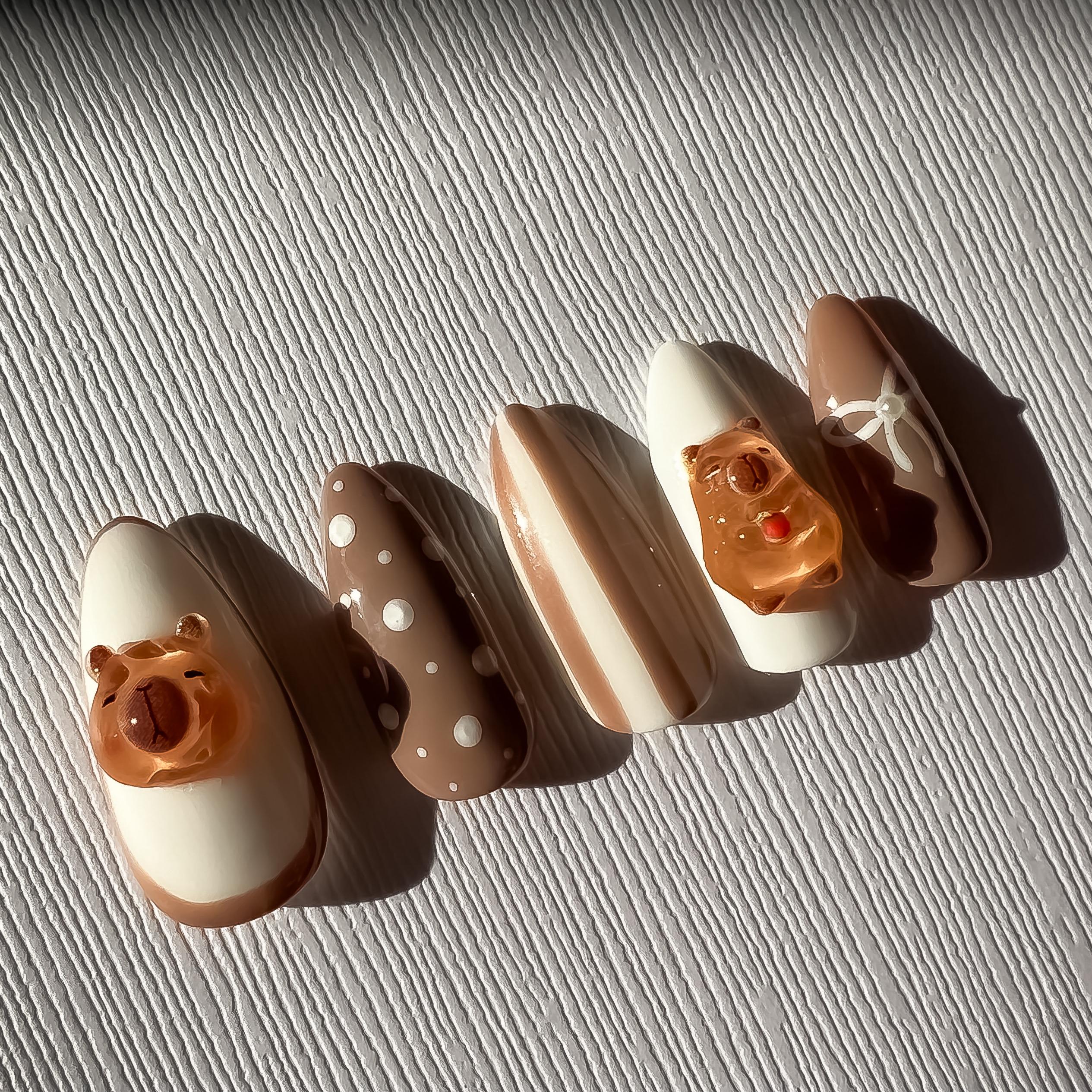 Capybara Nails Capybara Press Ons - Etsy