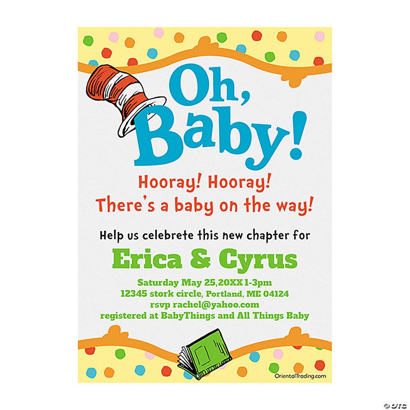 Custom Baby Shower Invitations - Etsy