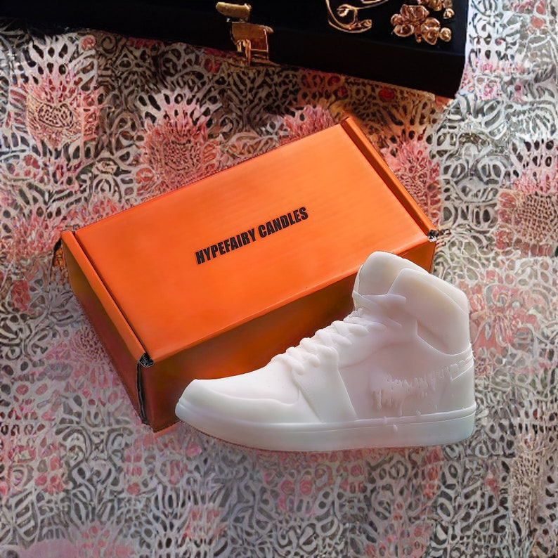 Medium Sneaker Trainer Sandalwood Scented 14cm Candle, Nike Candle, Air ...