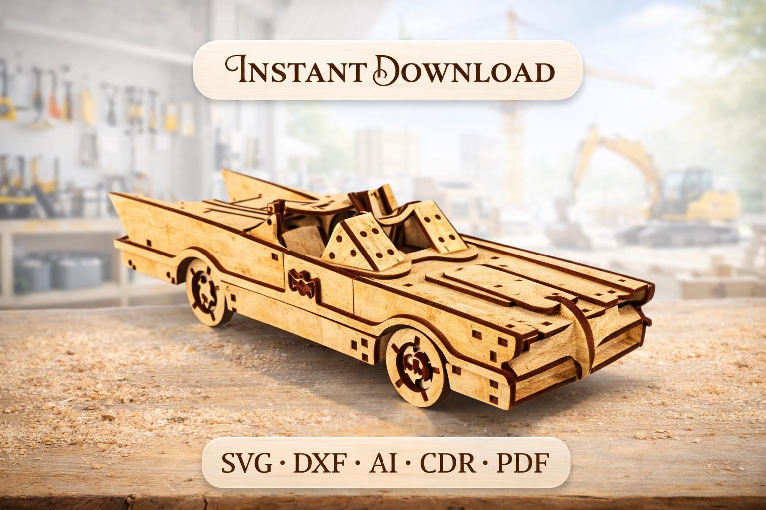 33 Laser Cut Wooden Vehicle Models | CNC Files for 3mm MDF Plywood ...
