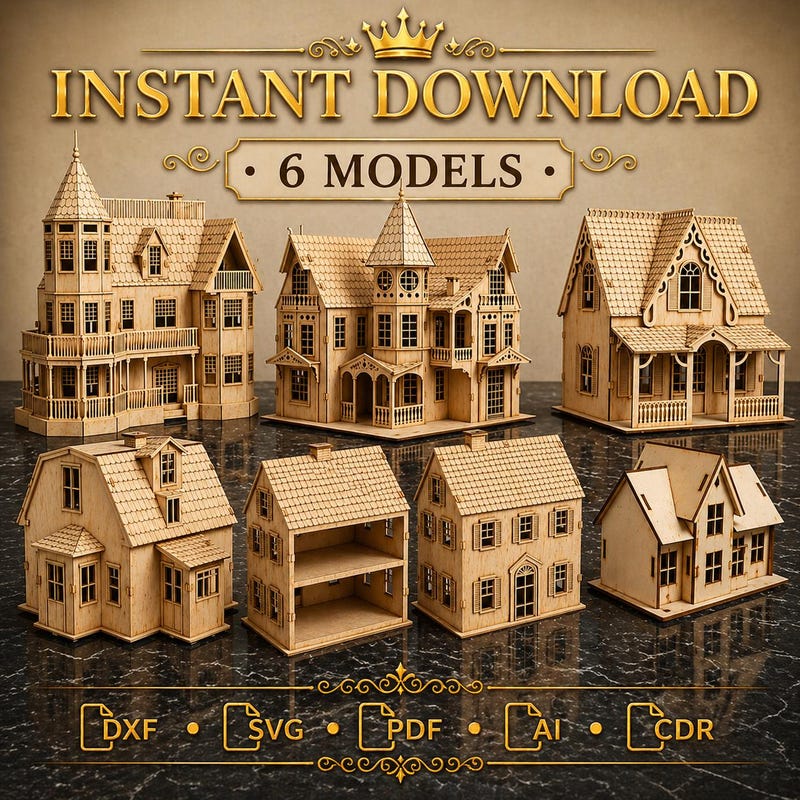 Miniature House Kits - Etsy