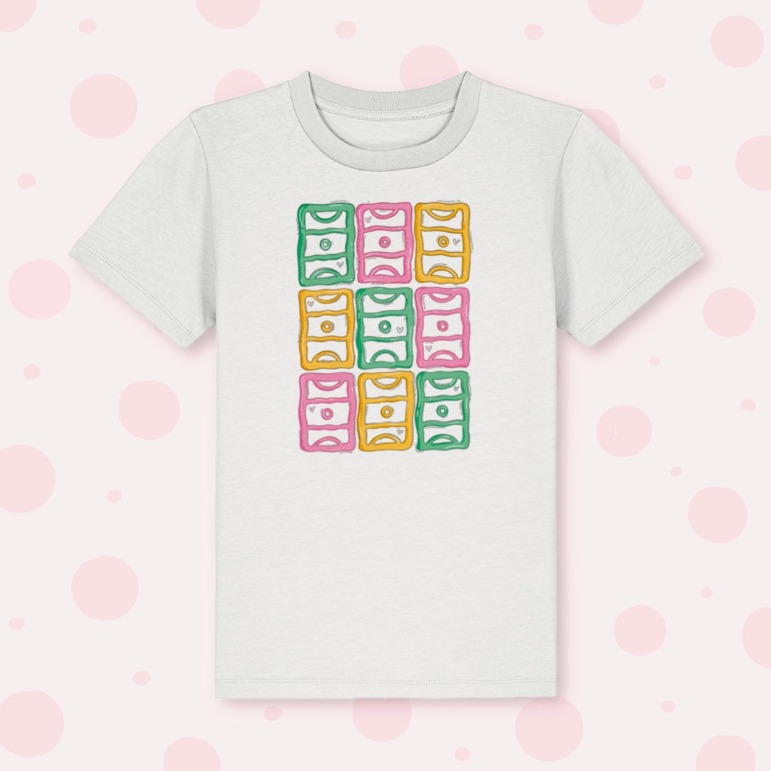 Wiggly Netball Court Kids Tee Netball Clothing Gifts for Netballers ...
