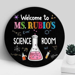 Science Room Door Sign Science Teacher Sign Teacher Door - Etsy