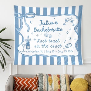 Custom Bachelorette Party Decor, Beach Bash Banner, Custom Beach Bach ...