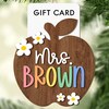 Personalized Maestra Bilingual Spanish ESOL Teacher Aluminum Christmas ...
