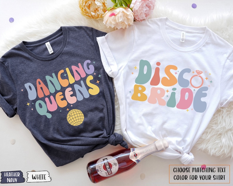 Disco Bride Shirt Disco Bachelorette Party Shirts 90s - Etsy