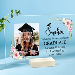 Graduation Gifts for Her Graduation Acrylic Plaque Custom - Etsy