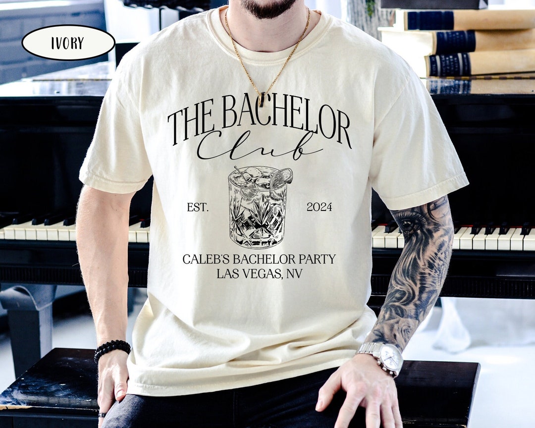 Bachelor Party Shirts Groomsmen Shirt T Personalized The Bachelor
