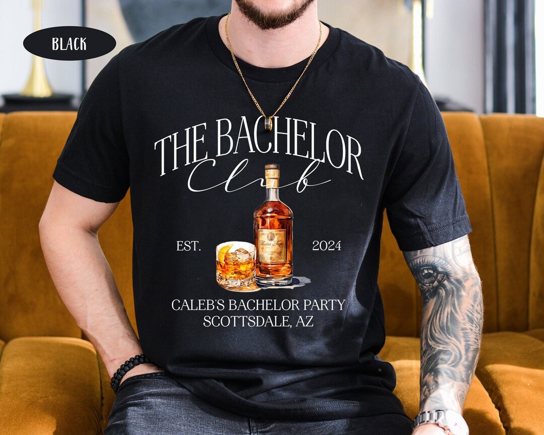 Bachelor Party Shirts, Custom Location Bachelor Party Tee, the Bachelor ...