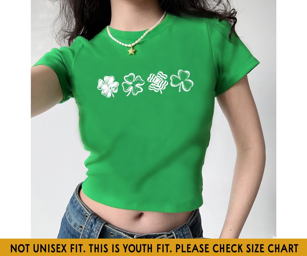 St Patricks Day Baby Tee, Shamrock Baby Tee, St Pattys Day Shirt Women ...