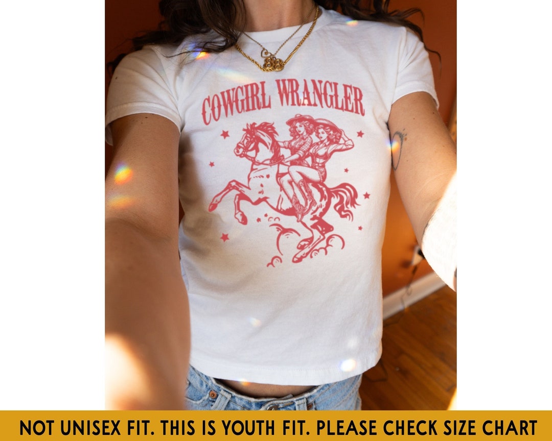 Gay Cowgirl Baby Tee: Pride Month LGBT Fashion - Etsy