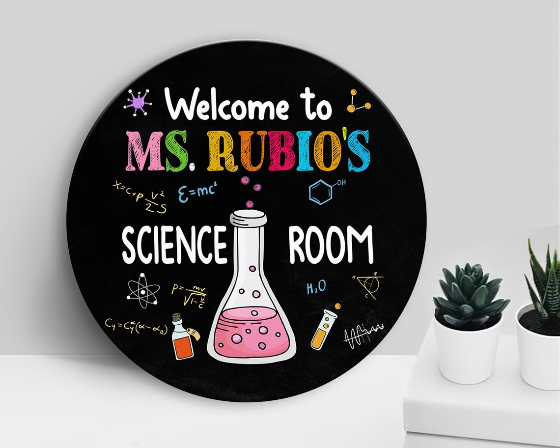 Science Room Door Sign Science Teacher Sign Teacher Door - Etsy