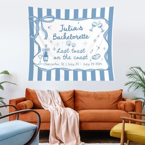 Custom Bachelorette Party Decor, Beach Bash Banner, Custom Beach Bach ...