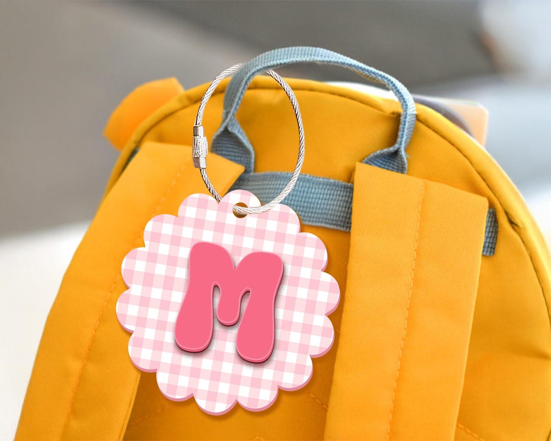 Custom Acrylic Name Tag: Coquette Backpack Keychain, Back to School ...