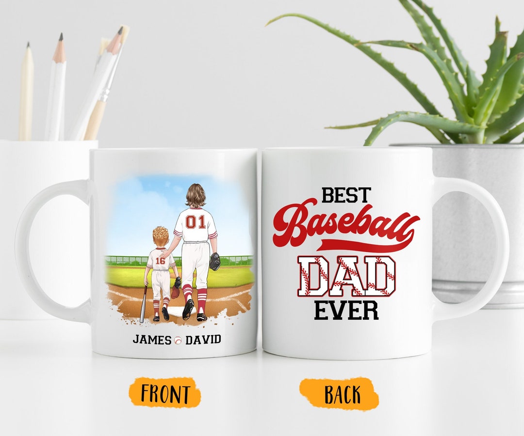 Personalized Baseball Gift for Dad Baseball Dad Mug Dad Gift - Etsy