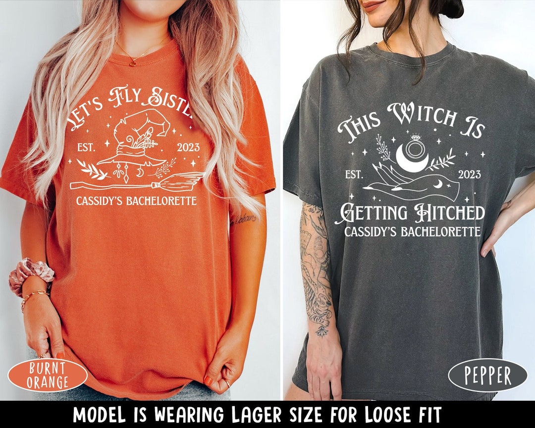 Witch Bachelorette Shirt, Halloween Bachelorette Party Shirt, Getting ...