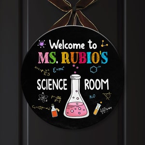 Science Room Door Sign, Science Teacher Sign, Teacher Door Sign ...