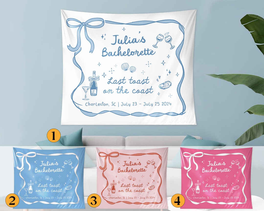 Custom Bachelorette Banner, Luxury Bachelorette Party Decor ...