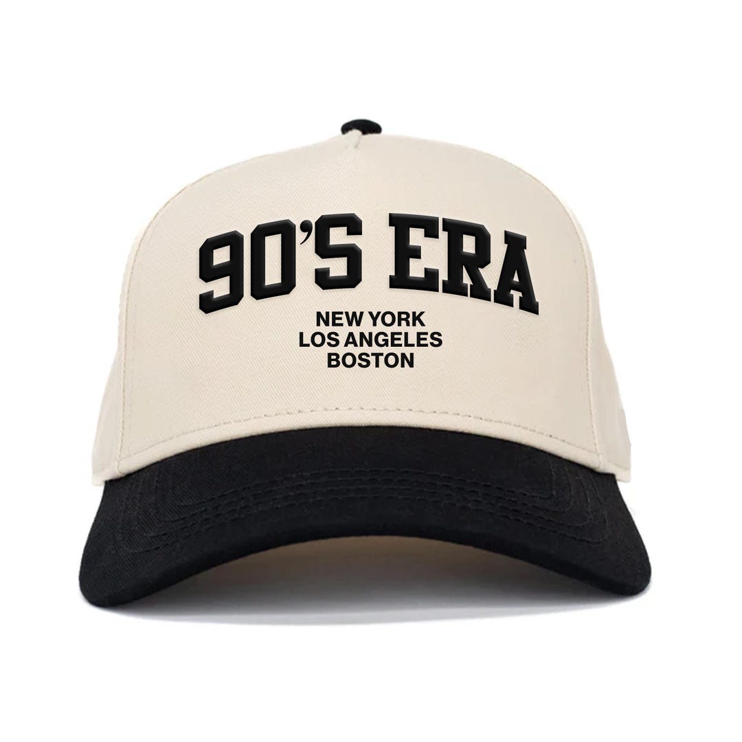 90’S Era Vintage Embroidery Two Tone Snapback, 90's Style Cap,vintage ...