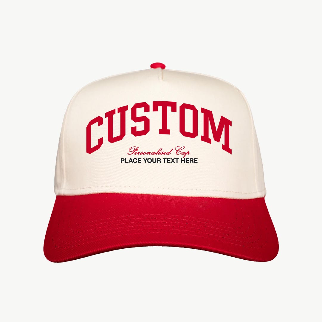 Custom Embroidered Two-tone Snapback Cap: Personalized School Hat - Etsy