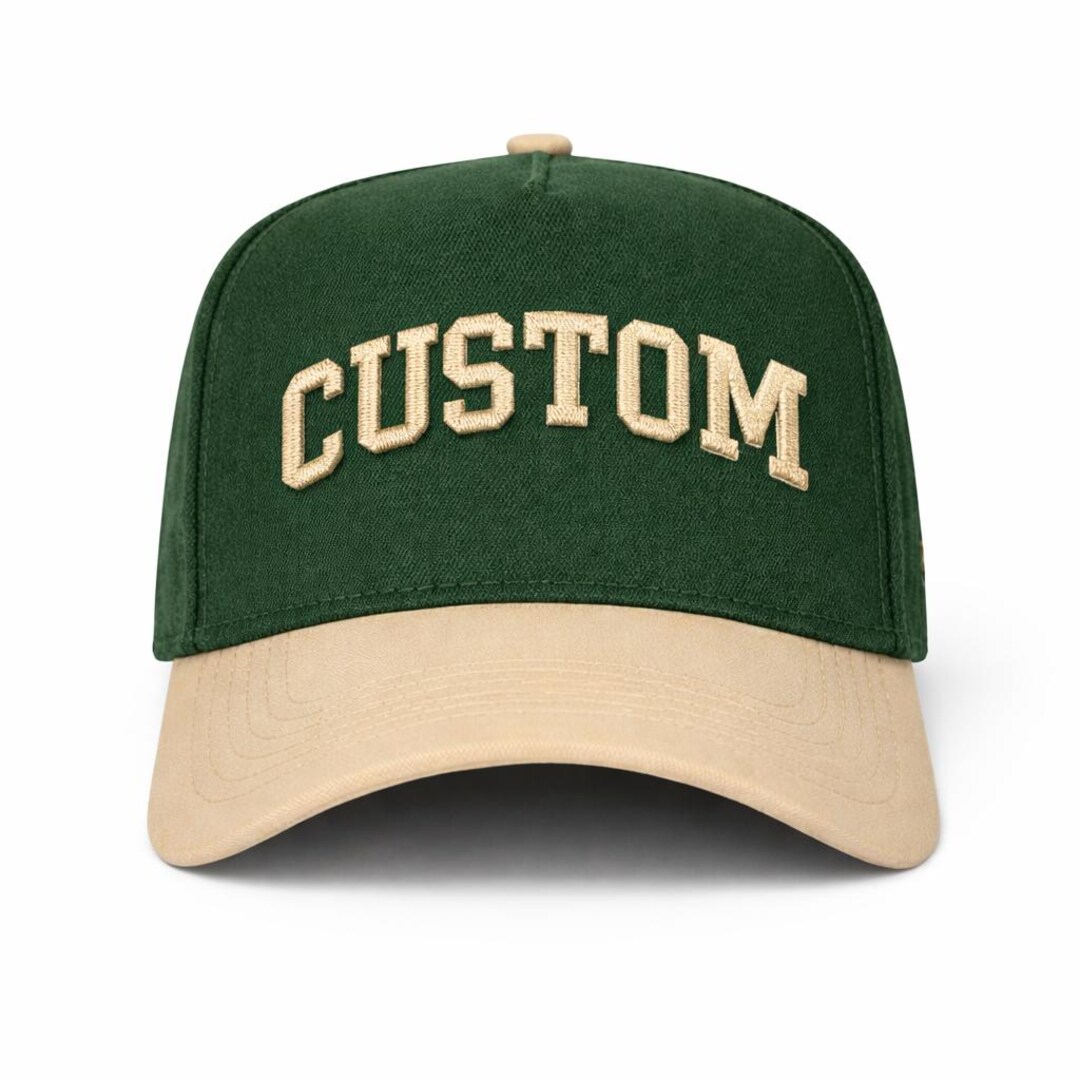 Custom Embroidered Two-tone Snapback Hat: Personalized Text/logo Gift a ...
