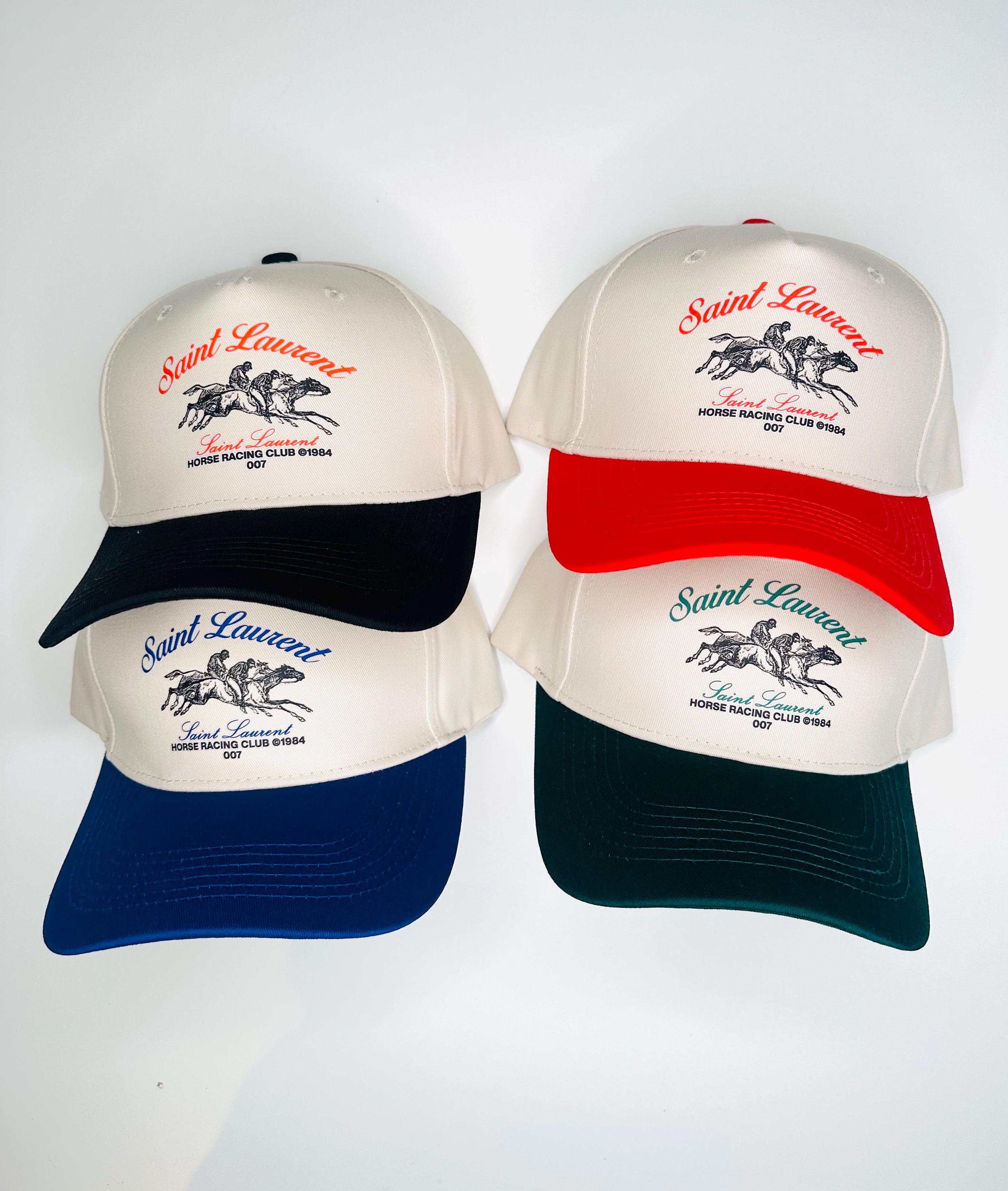 Vintage Style Horse Racing Club Cap: Cream & Red Two-tone Hat - Etsy