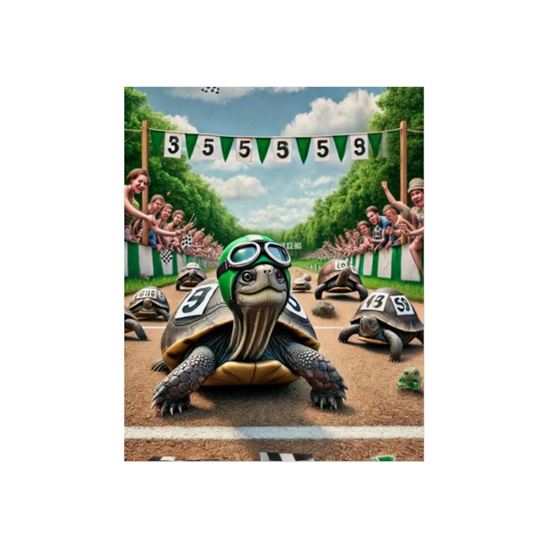 Victory Shell: the Turtle Takes the Crown Poster - Etsy